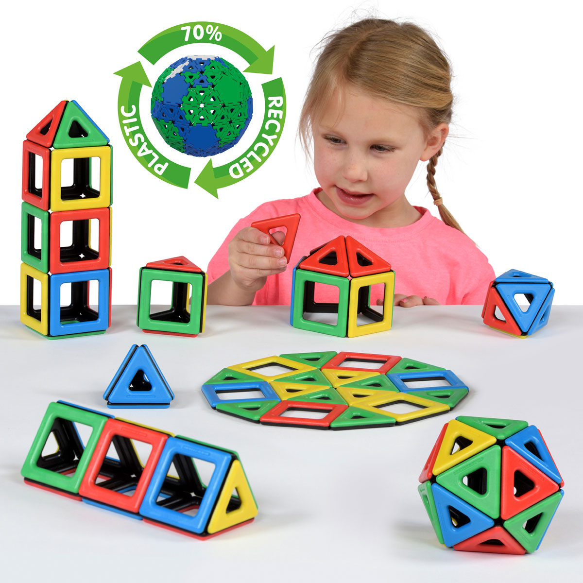 Magnetic Polydron Class Set
